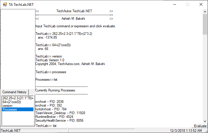 Software Projects [Old] – Ashish M. Bakshi